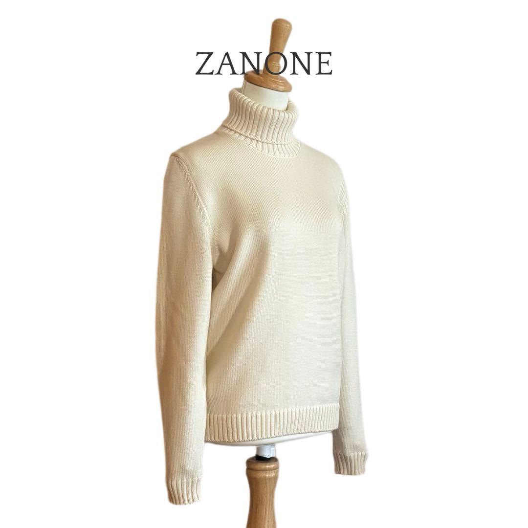 【ZANONE】 5ゲージ ウール ソリッド タートルネック ニット - メルカリ