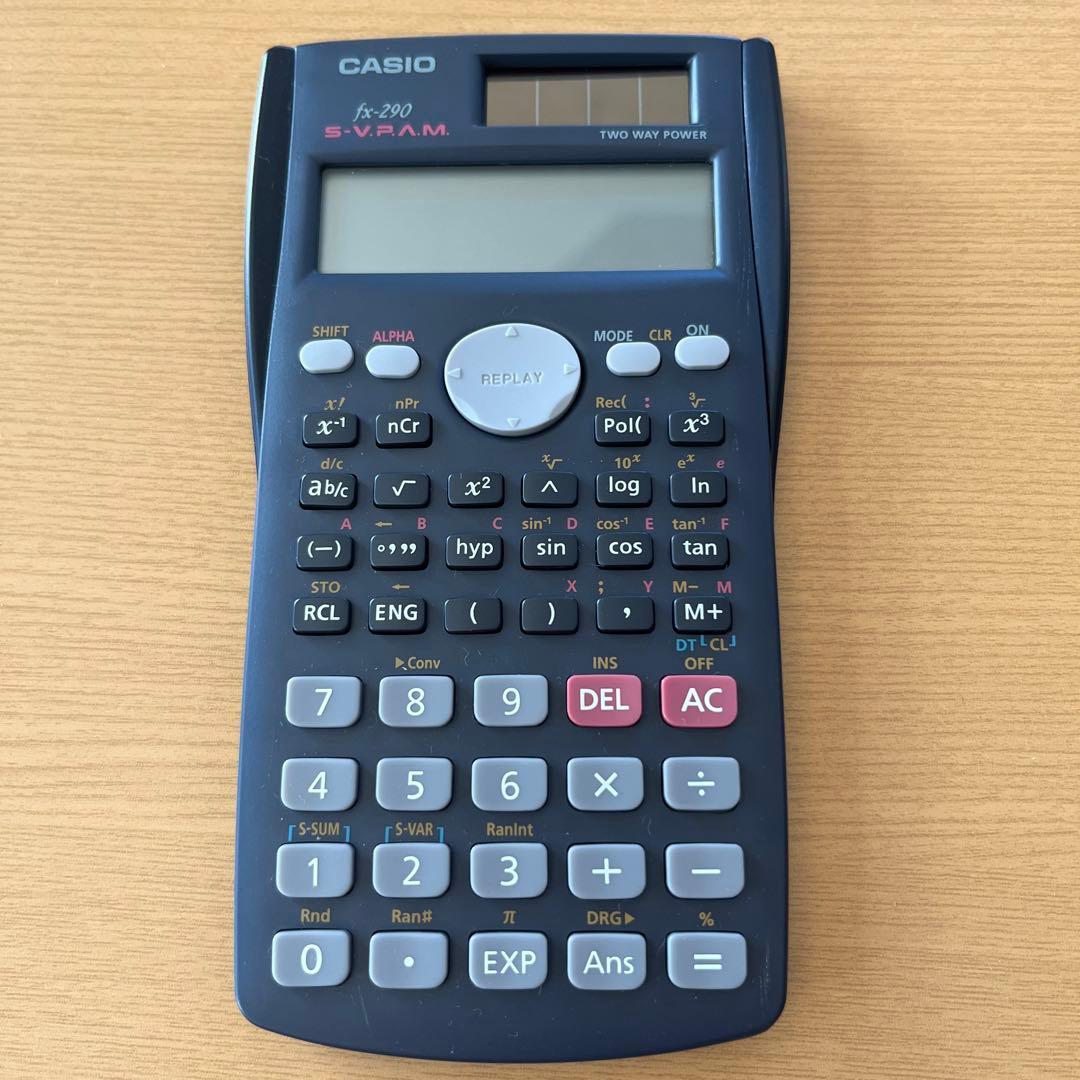 カシオ 関数電卓 2桁表示 199関数 10桁 FX-290-N - メルカリ
