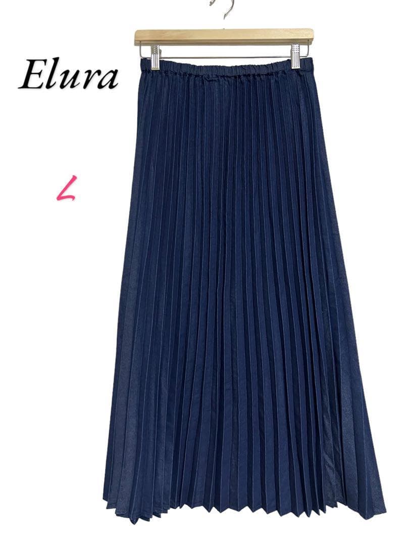 【美品】Elura ロングスカート ボトムス プリーツ L by メルカリ