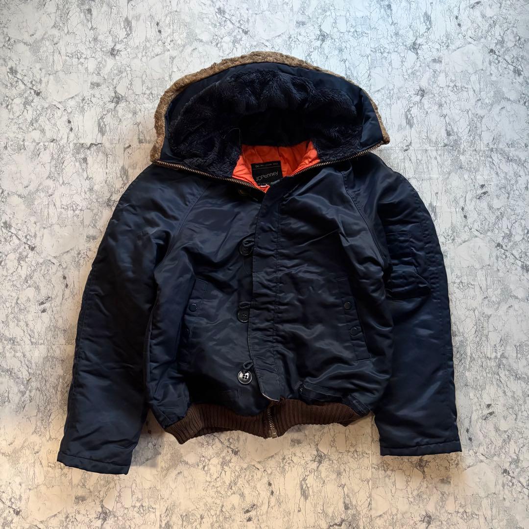 古着 70s jc penney n2b n3b ファージャケット 短丈 y2k - メルカリ