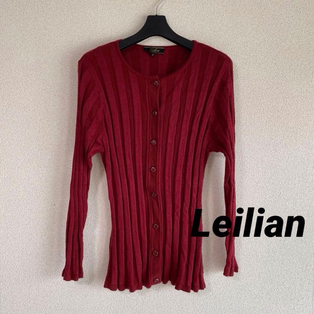 レリアン 9 長袖 カーディガン ニット ストレッチ カシミヤ 絹混素材 DMW - メルカリ