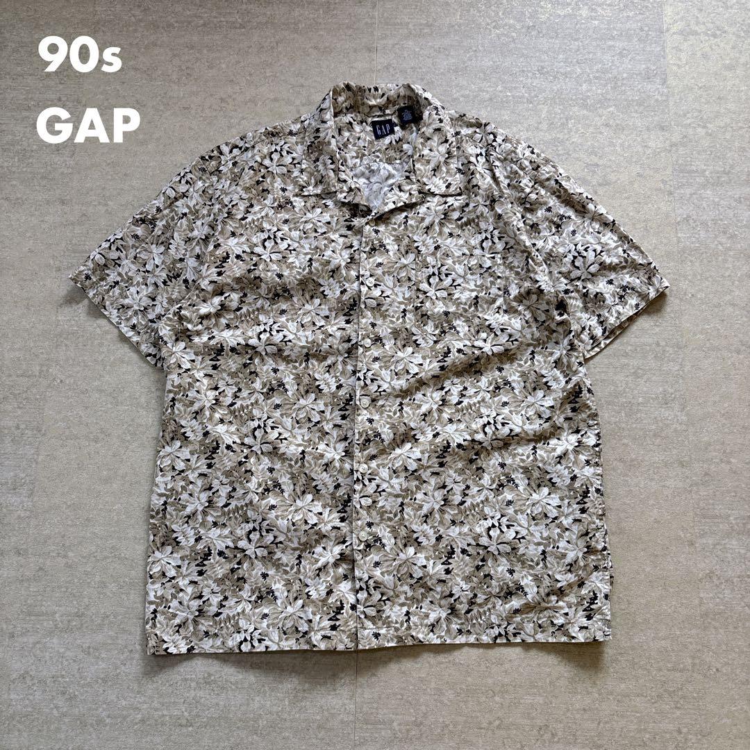 貴重 90s GAP ギャップ アロハシャツ 花柄 OLD GAP XLサイズ - メルカリ