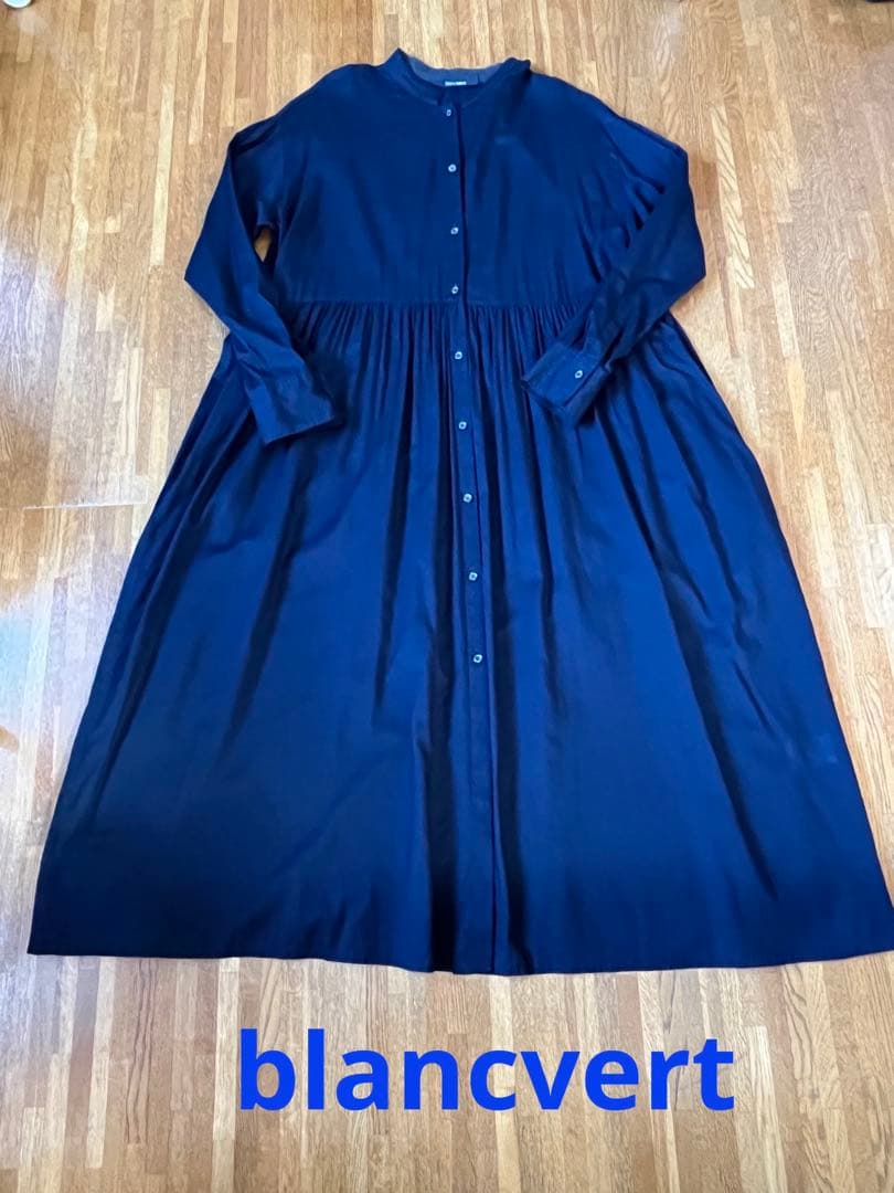 blancvert ネイビー ワンピース - メルカリ