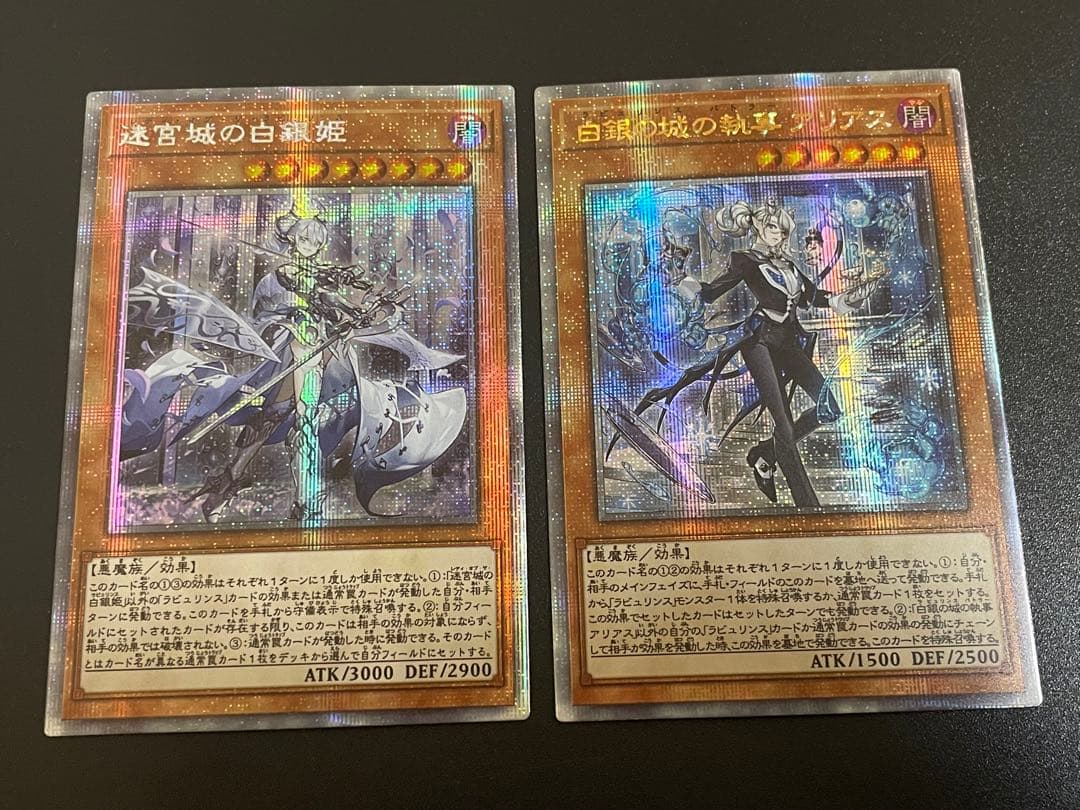 245 ACGカード 白銀の白城の執事アリアス 迷宮城の城銀姫 展示用 - メルカリ