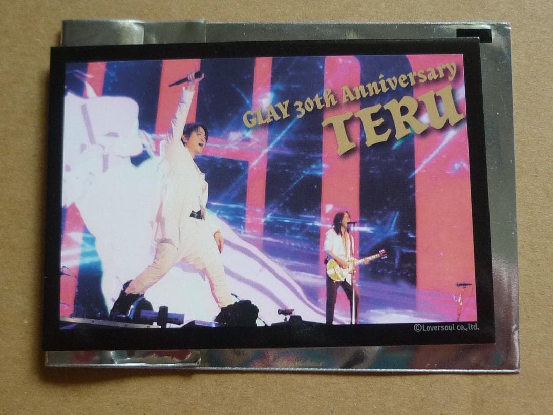 GLAY GiGO限定 ライブフォトカード TERU 白 ① - メルカリ