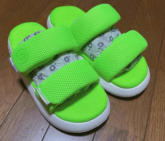 【おすすめ】posee EVA厚底サンダル 25cm レディース グリーン - メルカリ