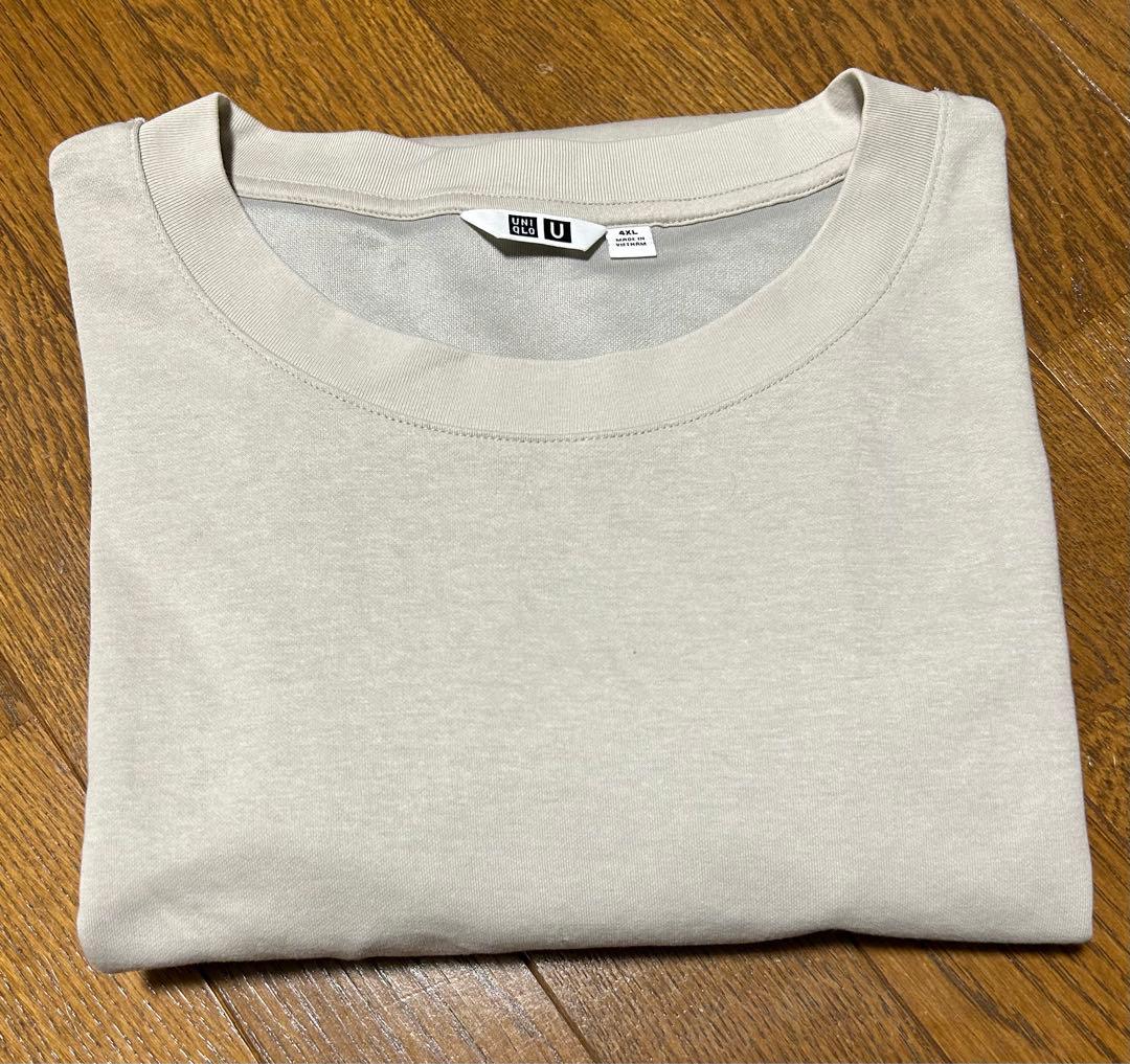 UNIQLO U エアリズムコットンオーバーサイズTシャツ（5分袖） 4XL - メルカリ