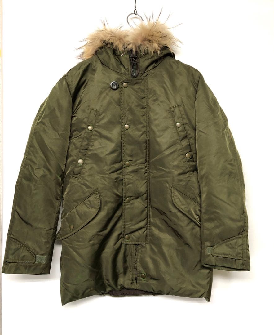 Y2K 平成グランジ 古着 tabloid news ラクーンファー N-3B - メルカリ