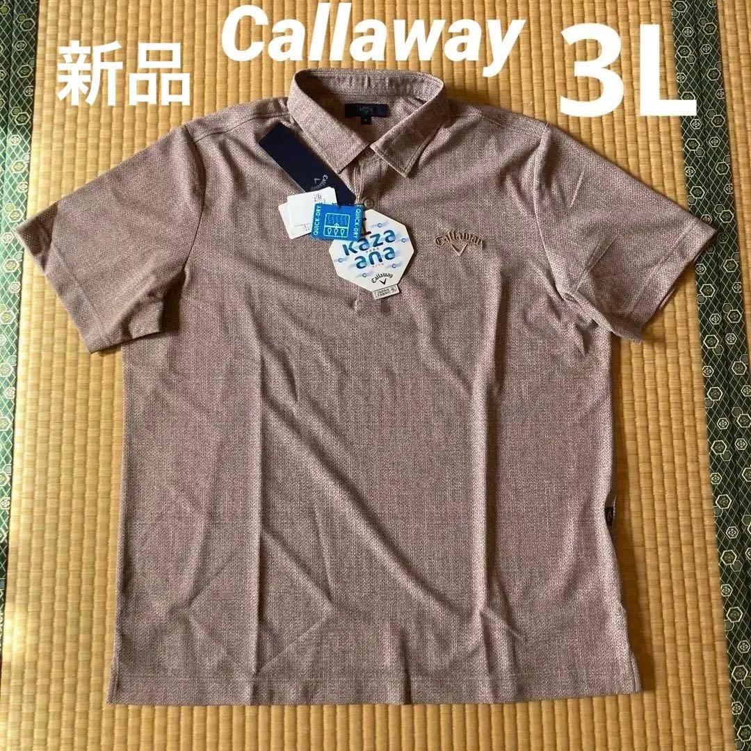 新品タグ付き キャロウェイ 半袖ポロシャツ 2XL 3L ゴルフ - メンズウェア
