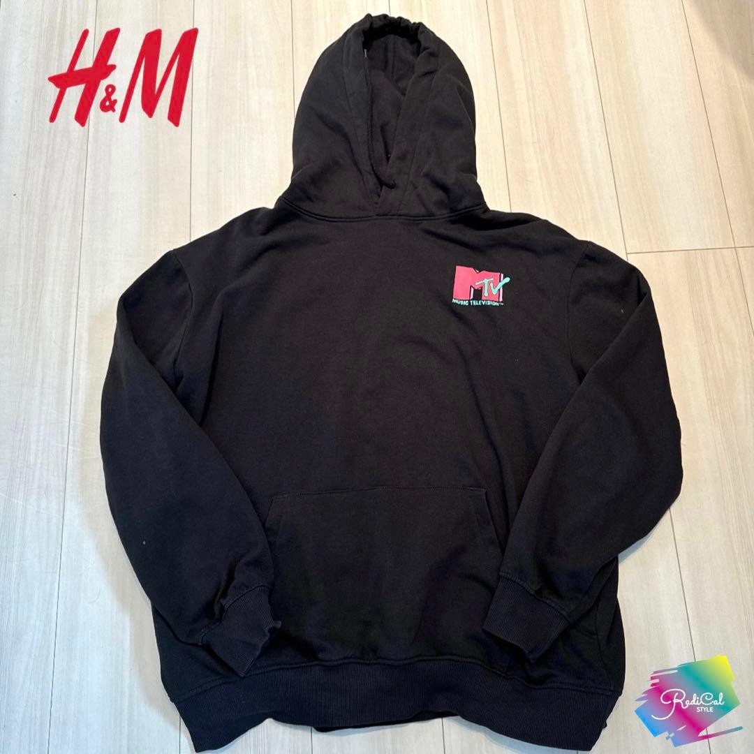 H&M MTV MUSIC TELEVISION HOODIE パーカー XL - メルカリ