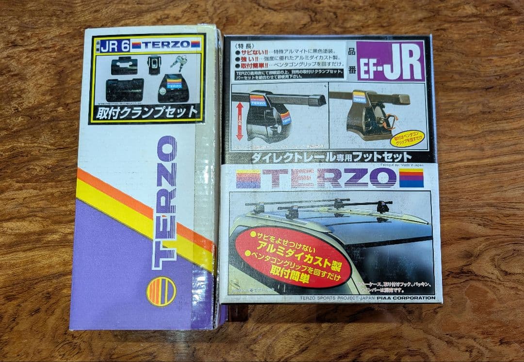 TERZO ダイレクトルーフ専用 EF-JR 取付クランプセット JR6 - メルカリ