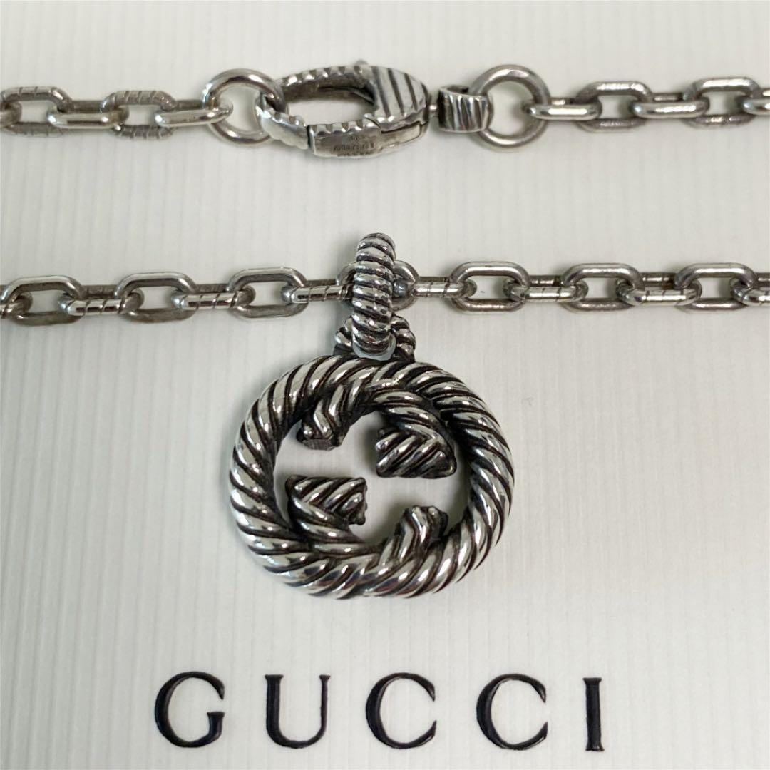 32％割引女性が喜ぶ♪ 美品 正規品 GUCCI グッチ ネックレス シルバー925 正規箱&チェーン付 ネックレス アクセサリー-OTA.ON.ARENA.NE.JP