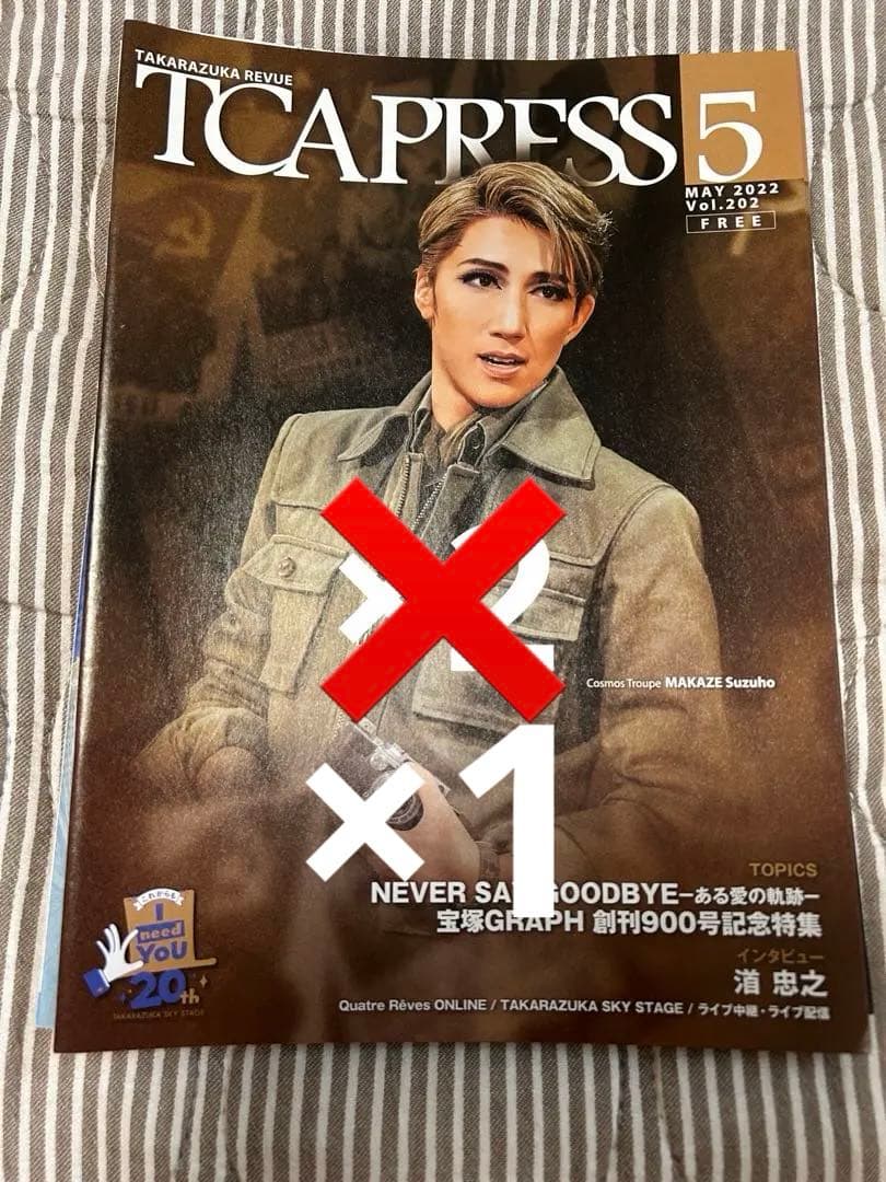⚠️即購入 計5冊TAKARAZUKA REVUE TCA PRESS 宝塚 - メルカリ
