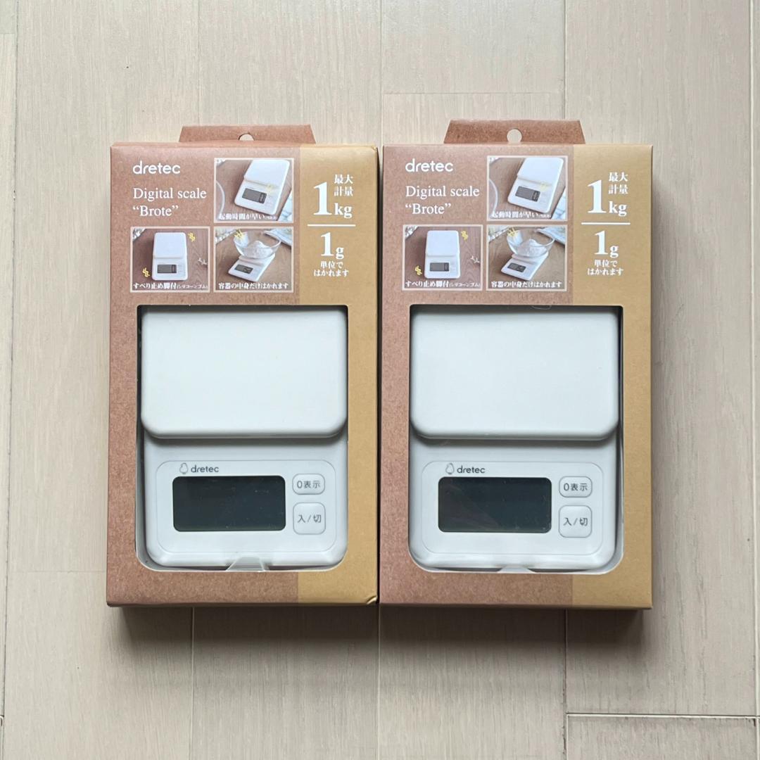 【新品2個セット】dretec デジタルスケール KS-625 1kg - メルカリ