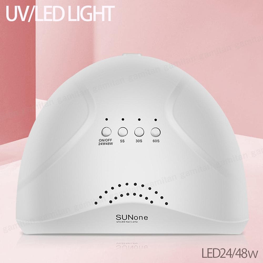 UV LED ネイルライト ジェルネイル 48w 24w 速乾 低温モード 箱無 - メルカリ