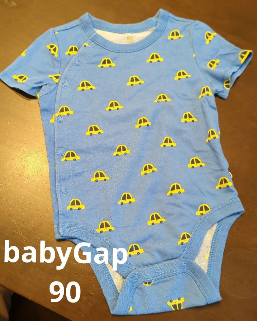 BabyGap 90 車柄 半袖 ロンパース 全開 by メルカリ
