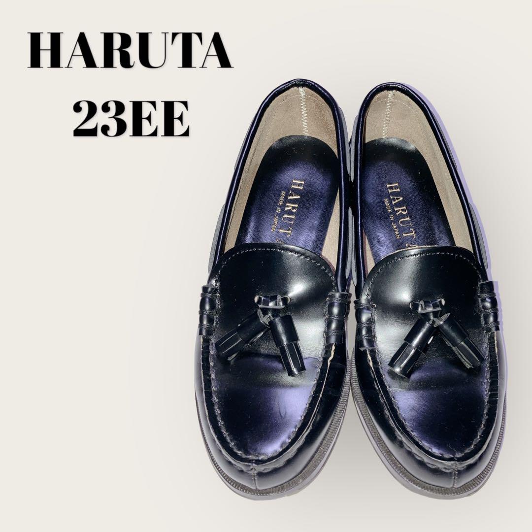 HARUTA ハルタ タッセルローファー 23cm EE 黒 学生 レディース by メルカリ