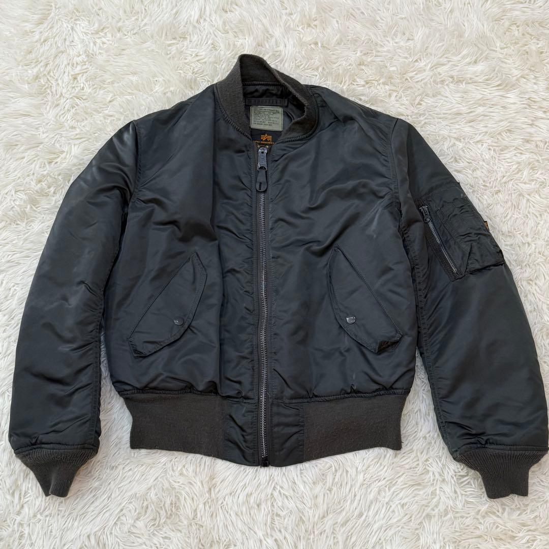 アルファインダストリーズ USA製 90s MA-1フライトジャケット サイズS ジャケット・アウター