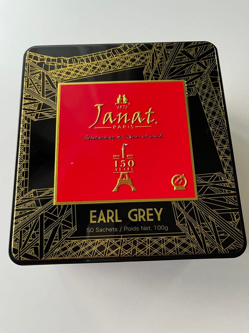 Janat ジャンナッツアールグレイティーバッグ150周年記念缶 by メルカリ