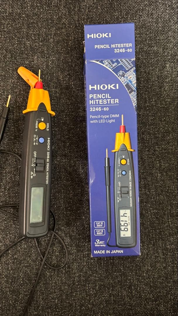HIOKI 3246-60 ペンシル型 テスター 日本製 - メルカリ