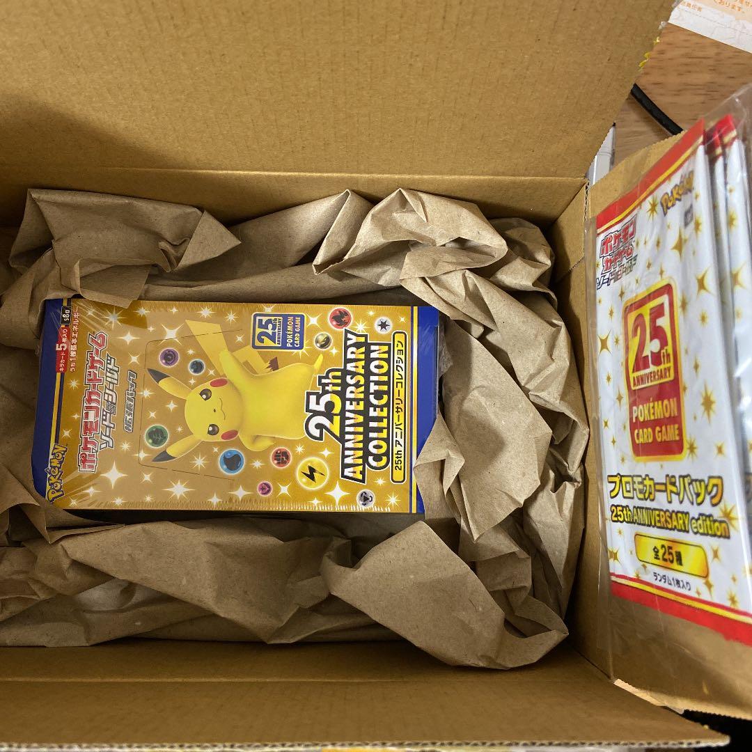 ポケモンカード 25th ANNIVERSARY 1box ＋プロモ4パック - メルカリ