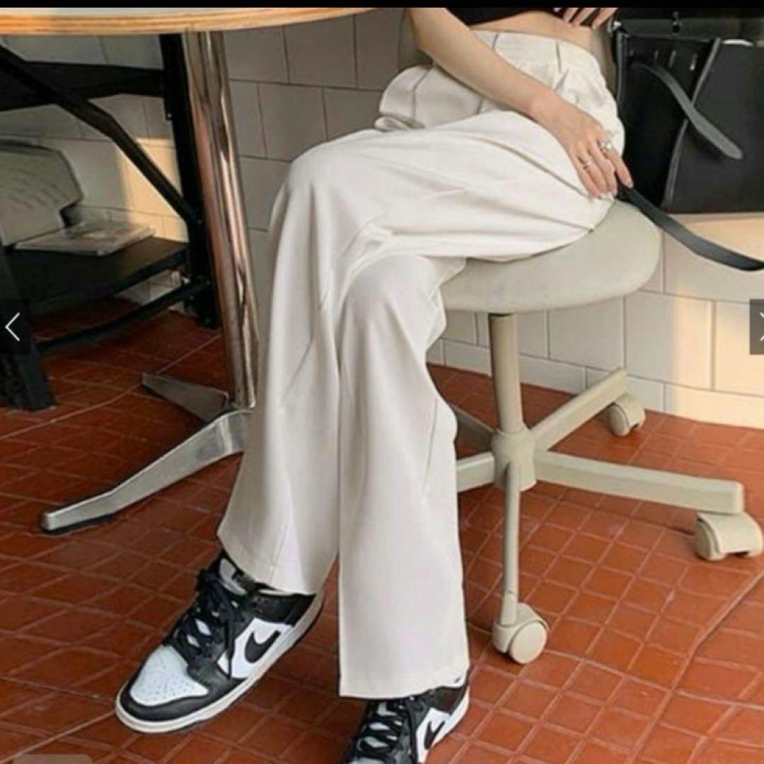 【GRL】センタープレスストレートパンツ [ai07] アイボリー XSサイズ - メルカリ