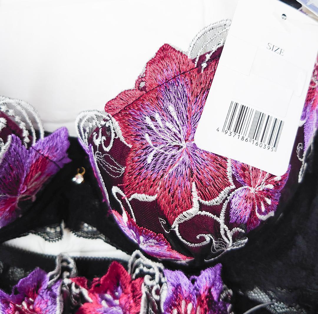 J3☆C70 ブラジャー＆Mサイズ Tバック&ショーツ3点セットブラック×ピンク by メルカリ