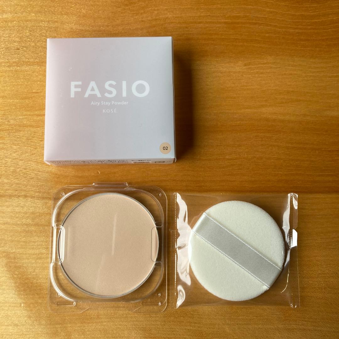 FASIO エアリーステイパウダー 02 ベージュ 10g - メルカリ