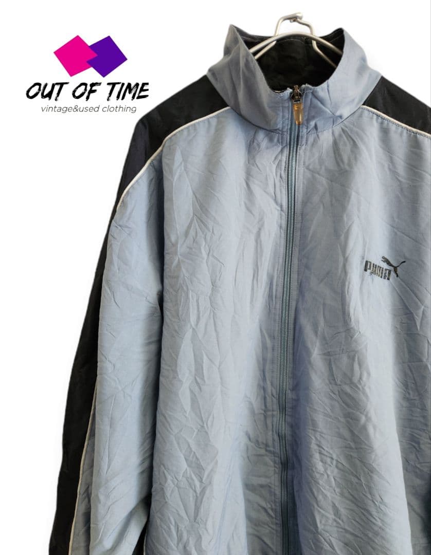 90s PUMAプーマナイロンジャケットトラックジャケットメジップアップッシュ - メルカリ