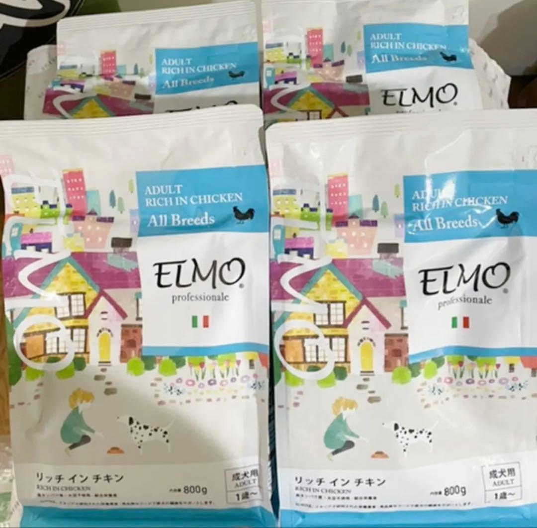 イタリア製 ELMO エルモ ドッグフード 成犬用 リッチインチキン3.2kg - メルカリ