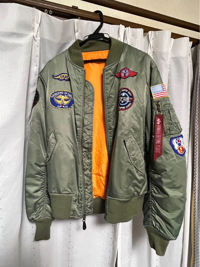 アルファインダストリーズ MA1 by メルカリ