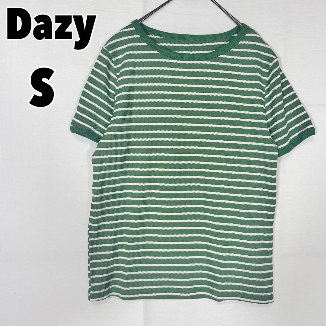 ♥Dazy♥ デイジー (S) ボーダーリンガーTシャツ SHEIN シーイン - メルカリ
