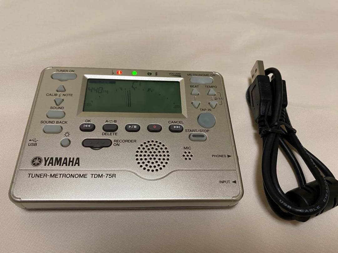 YAMAHA チューナー/メトロノーム/レコーダー TDM-75R - メルカリ