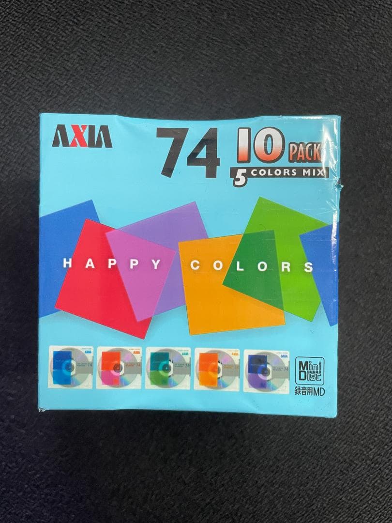 AXIA MD HAPPY COLORS 74分 5枚 MDHCAM74×10P - メルカリ