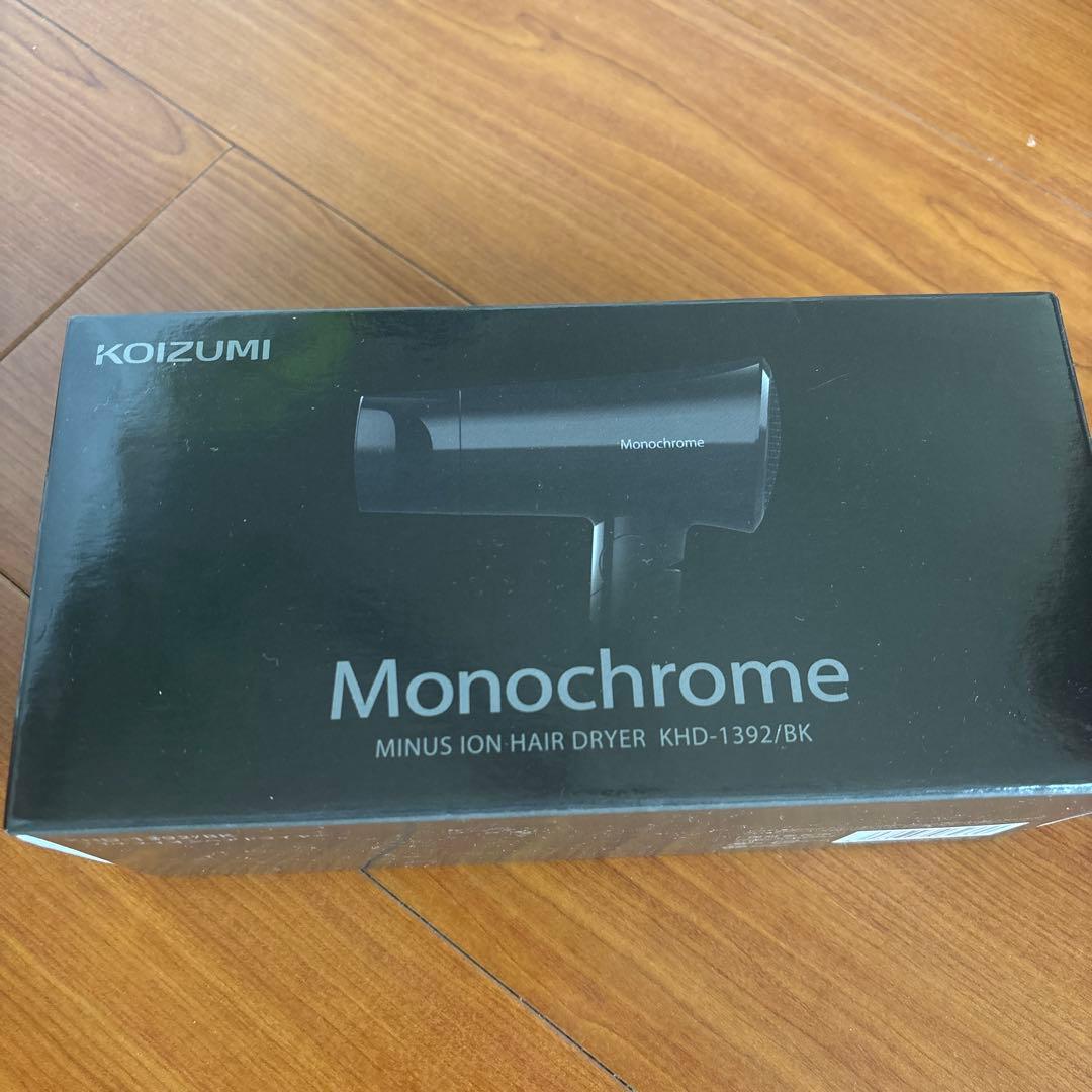 KOIZUMI Monochrome KHD-1392/BK ドライヤー 軽量 - メルカリ