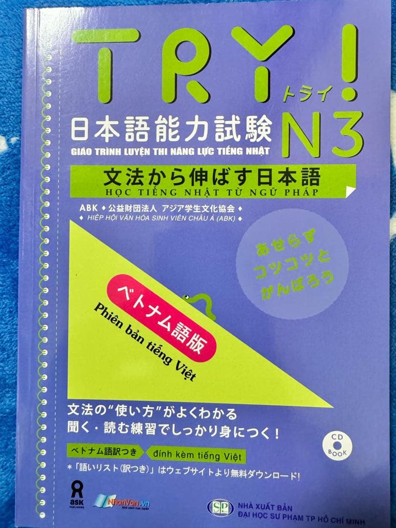 新品「Try!日本語能力試験N3文法から伸ばす日本語」ベトナム語版 - メルカリ