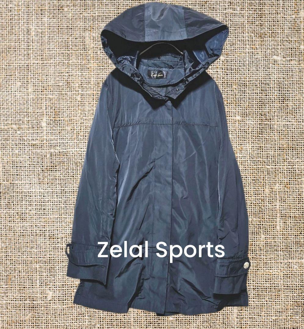 【Zelal Sports】 フード付きマウンテンパーカー 11AR ネイビー - メルカリ