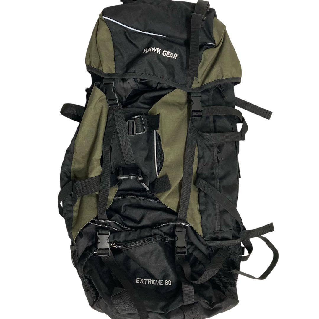 HAWK GEAR ホークギア バックパック 80L 登山 旅行 リュック - メルカリ