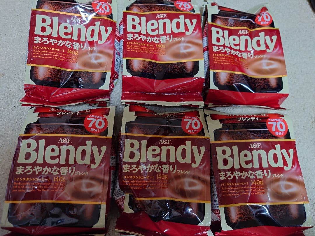 Blendy(ブレンディ)コーヒー 140g×6袋 - メルカリ