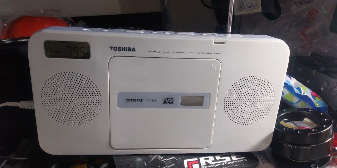 東芝TY−CR22 CD・ラジオ ホワイト・白色 動作確認済みですm(_ _)m - メルカリ