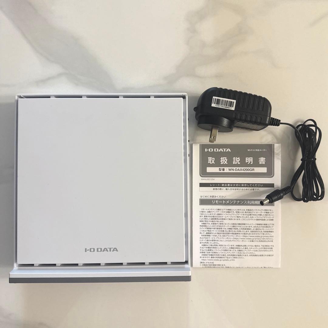 【美品】Wi-Fi I-O DATA WN-DAX4200GR - メルカリ