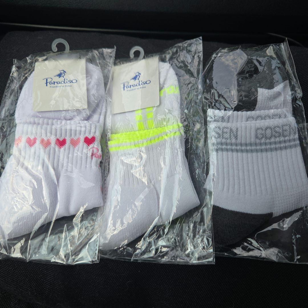 PARADISO パラディーゾ 2足 GOSEN 1足 3足セット靴下テニス - メルカリ
