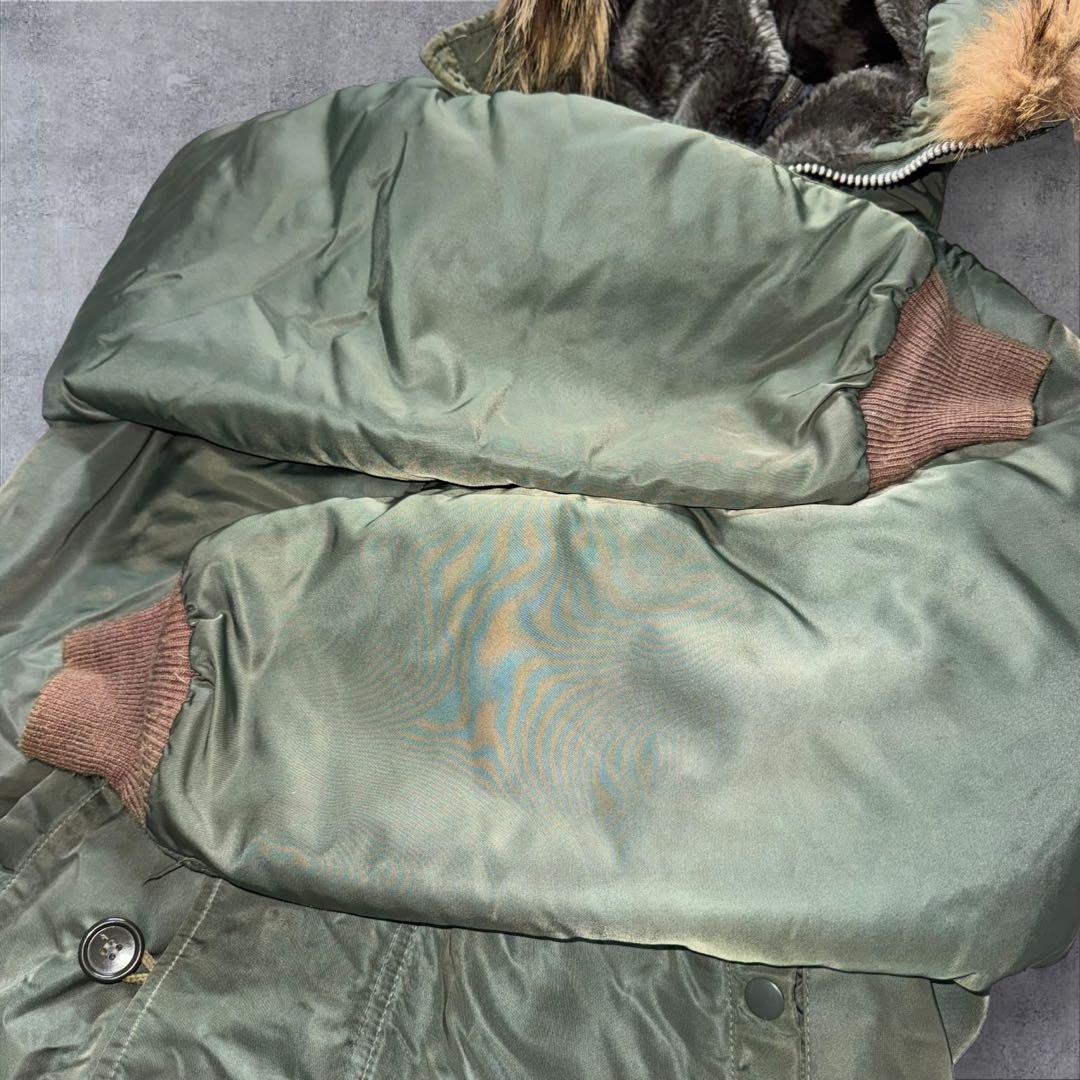 90s USA製 SPIEWAK N2B y2k ファージャケット 短丈ギャル男 ジャケット・アウター