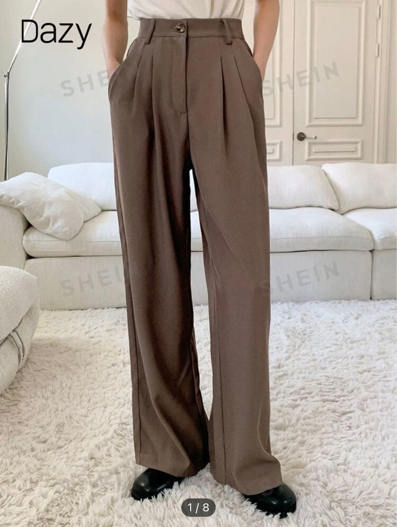 SHEIN 3285789 サイズM DAZY ハイウェスト パンツ - メルカリ