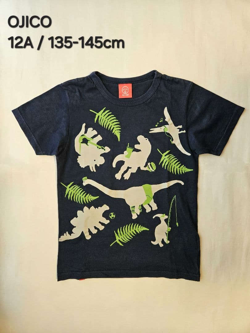 OJICO オジコ Tシャツ / 12A / 145cm / 恐竜 - メルカリ