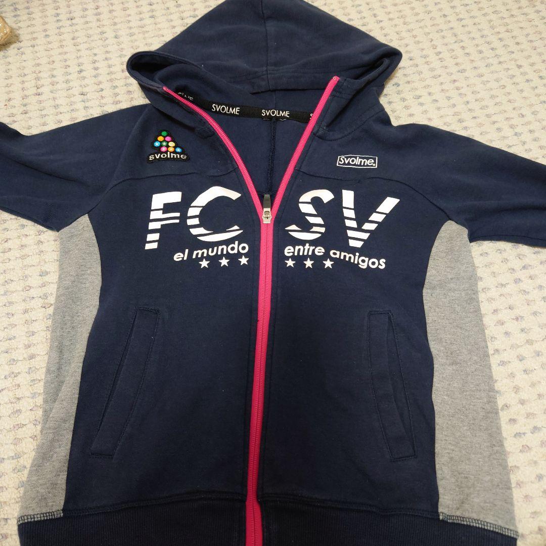 140 Svolme FC SV フルジップパーカー ネイビー/グレー - メルカリ