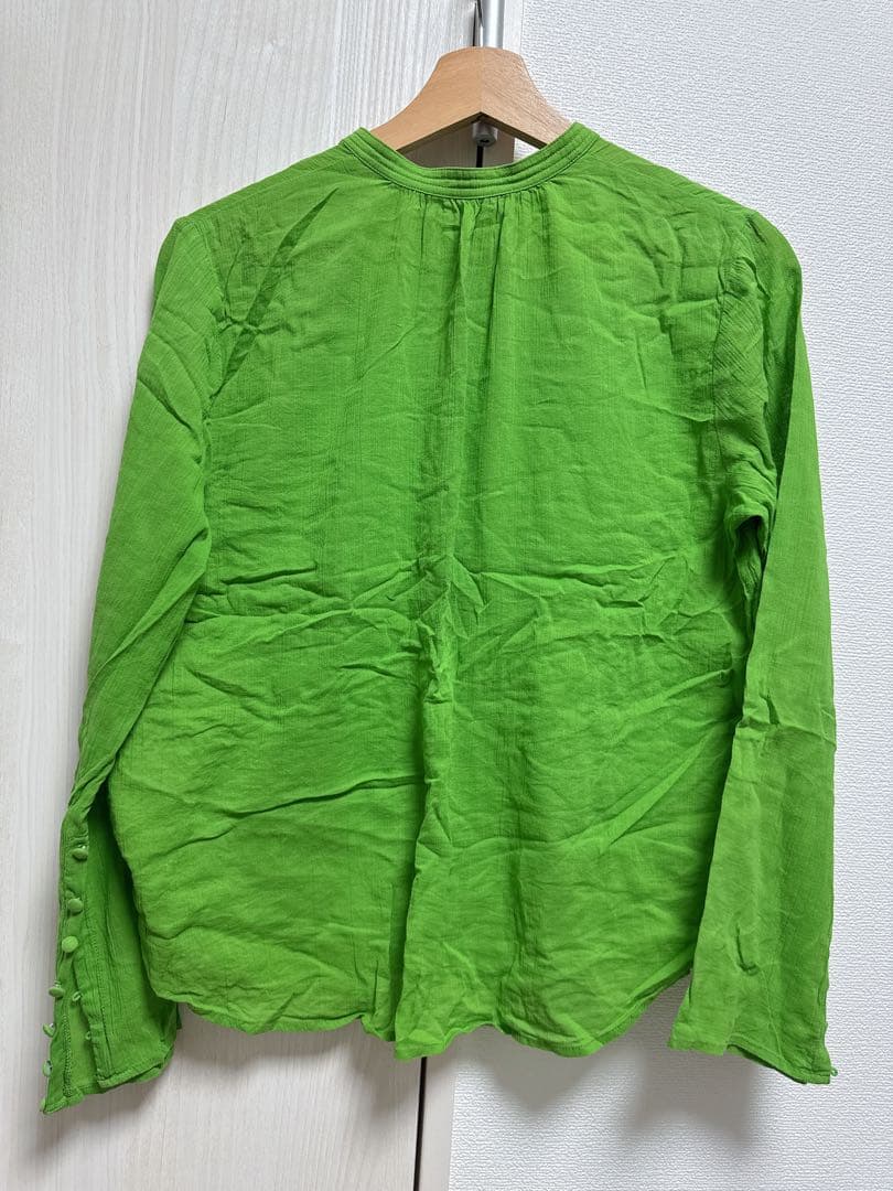KBF 長袖 ブラウス 緑 - メルカリ