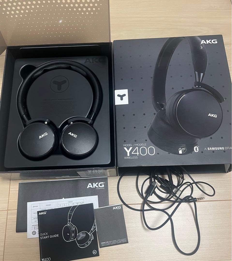AKG Y400 ワイヤレスヘッドホン - メルカリ