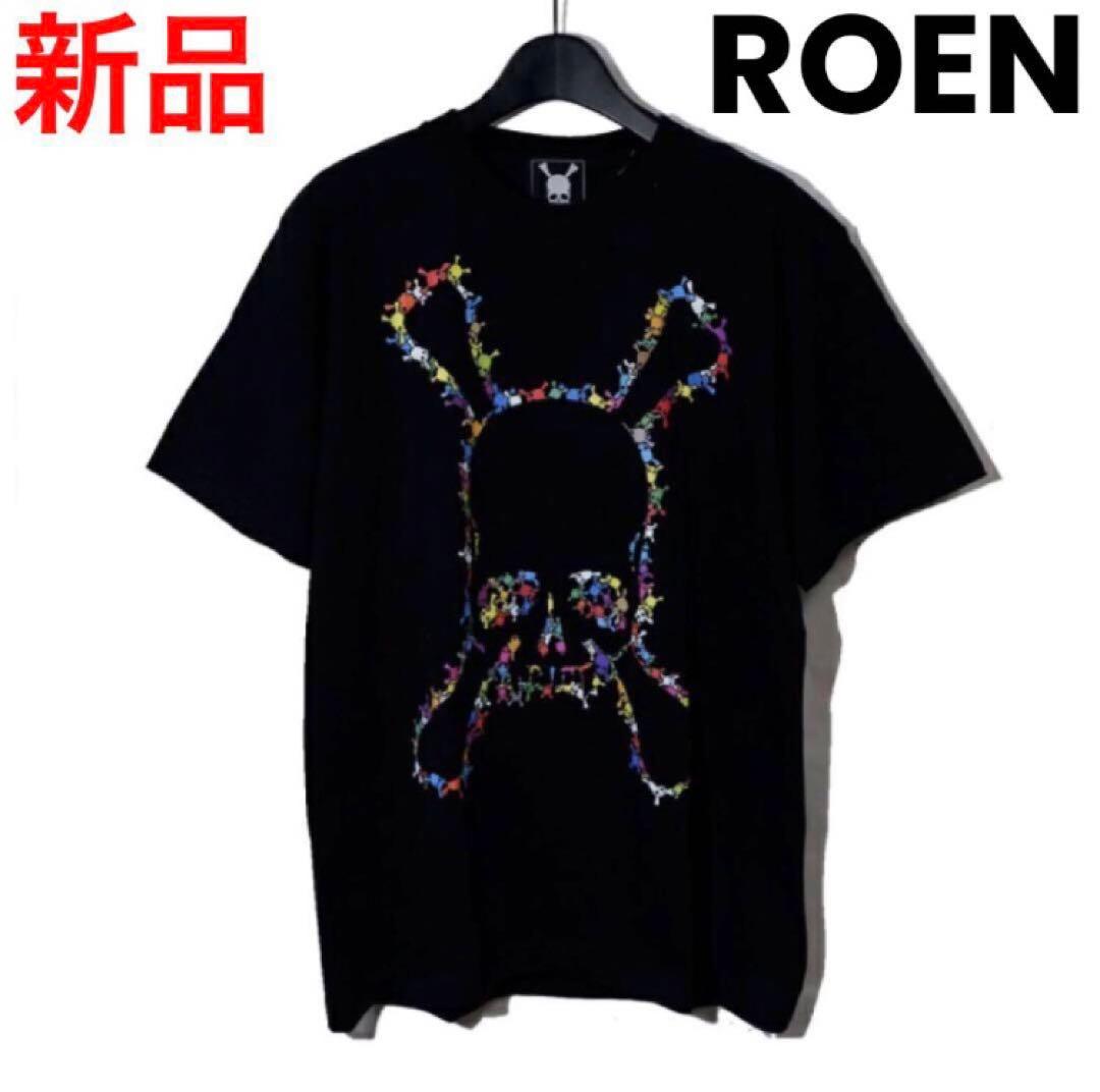 【新品】Roen ロエン Tシャツ カットソー スカル ドクロ 黒 hyde - メルカリ