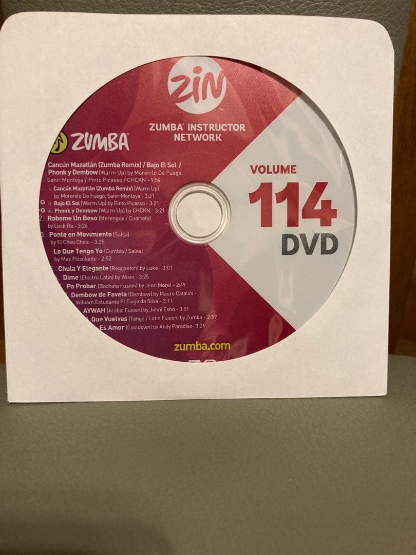 Zumba ZIN Volume 114 DVD (2024年12月配信) - メルカリ